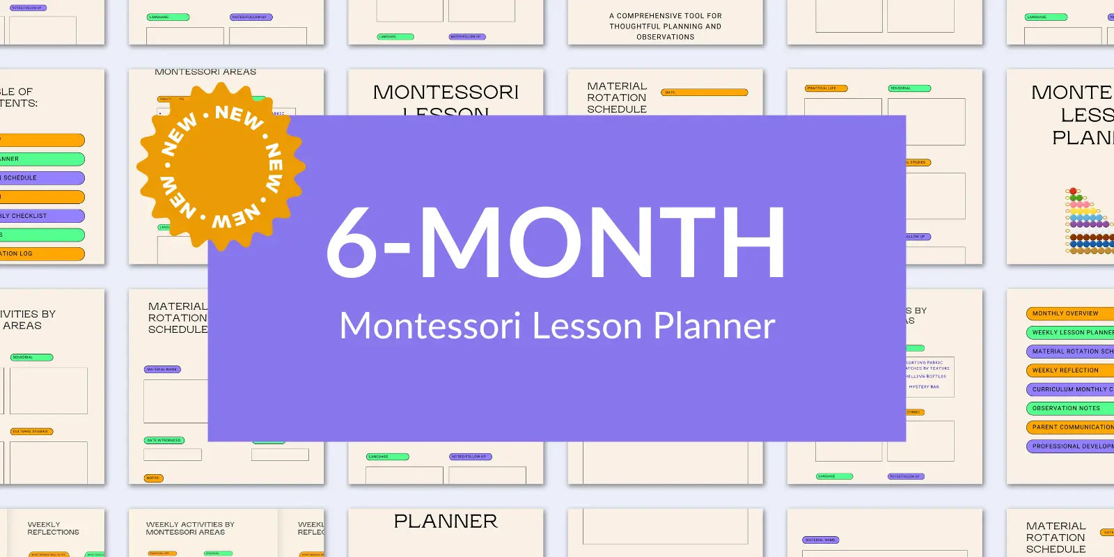 Montessori Homeschool Planner: Simplify Your Lesson Planning
