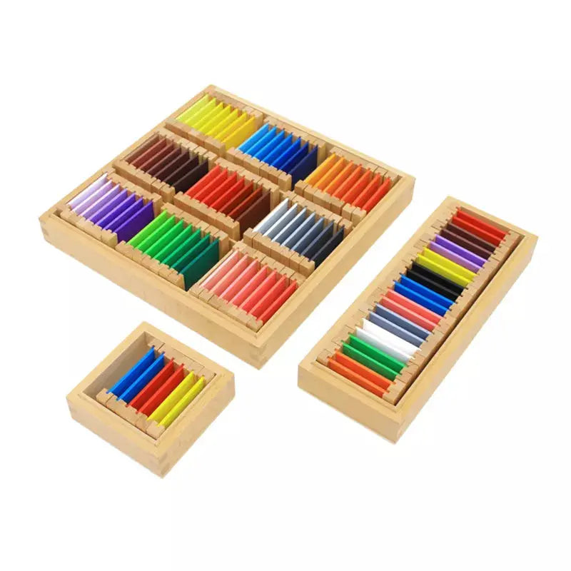 Montessori Sensory Color Box - Educational Wooden Toy for Kids