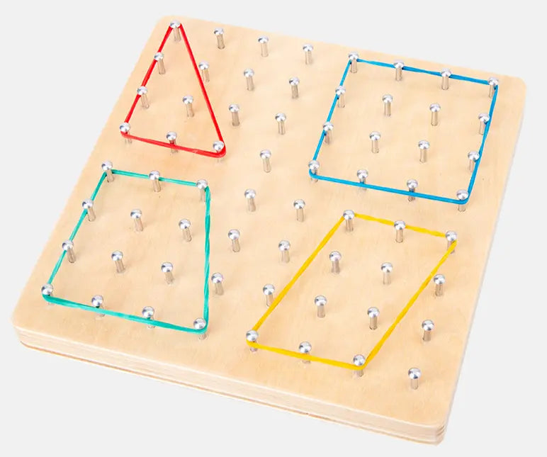 Explore Geometry & Art - Montessori Nail Board for Kids – Seaside ...