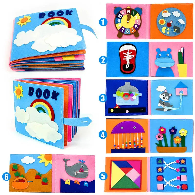 Ignite Learning - Activity Felt Book for Kids (Save 20%) – Seaside ...